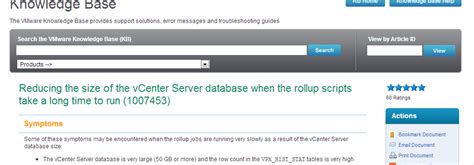 VCenter Server Database Upgrade Hangs VHersey VCDX Two To The Seventh Power