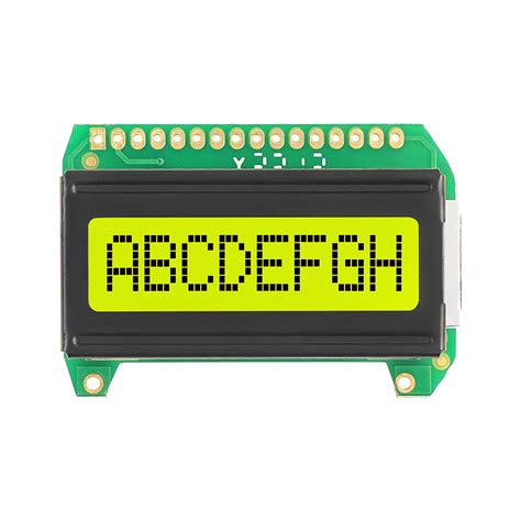 8x1 Character Lcd Display Module Backlit Dot Matrix Screen