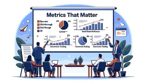Analyzing Key Performance Metrics In Email Marketing Stock Image Image Of Click Tracking