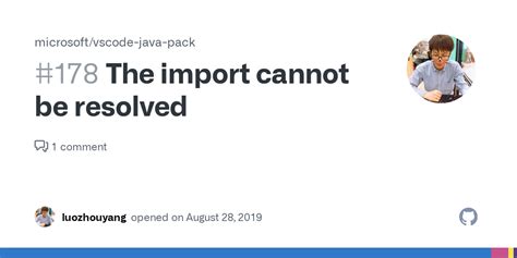 The Import Cannot Be Resolved · Issue 178 · Microsoftvscode Java Pack