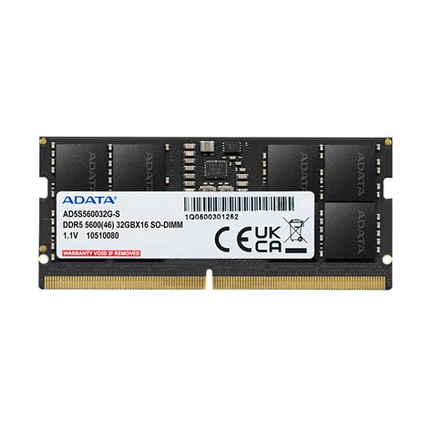 Adata 16gb 1x16gb 5600mhz So Dimm 16gb Ddr5 Laptop Ram Price In