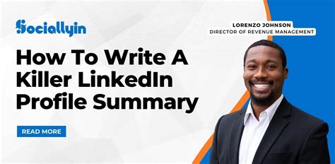 Lorenzo Johnson On Linkedin How To Write A Killer Linkedin Profile
