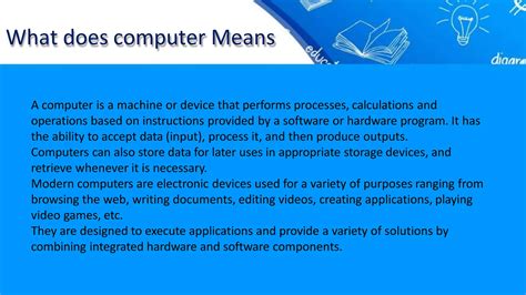 Computer Application Lecture 1 PPT