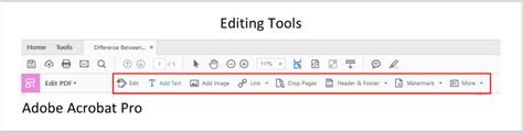 Three Differences Between Acrobat Reader And Acrobat Pro
