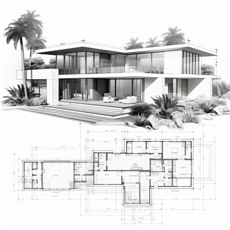 Premium Ai Image House Design With Plans