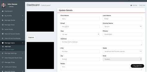 Library Management System WordPress Theme