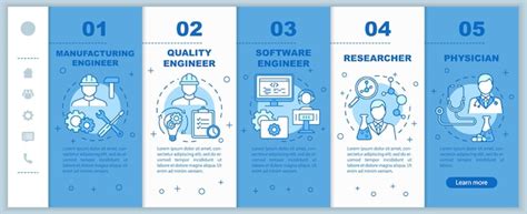 premium vector bioengineering jobs onboarding mobile web pages vector