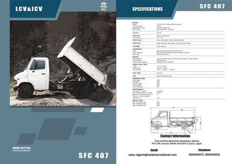 Commercial Vehicles Tata International Nigeria