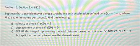 solved problem 3 ﻿section 1 4 ﻿ 226suppose that a particle
