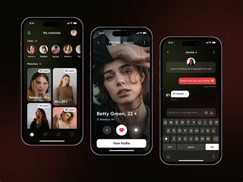 Dating App Concept Ios Android Uiux By Ronas It Ui Ux Team On Dribbble