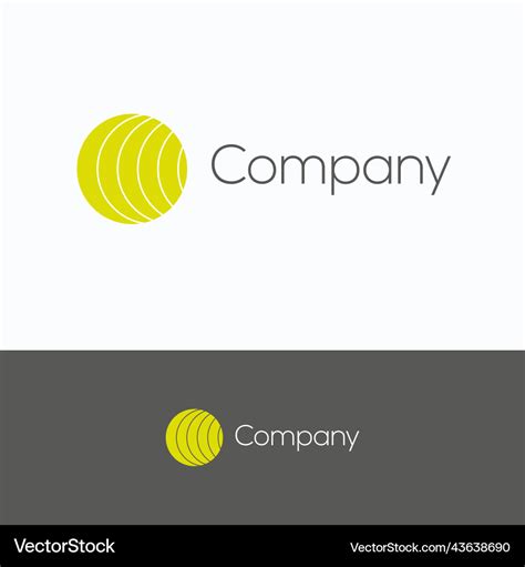 Ompany Logo Royalty Free Vector Image Vectorstock