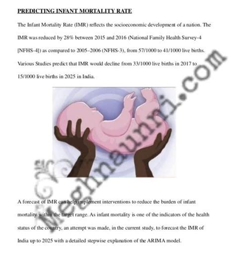 Cbse Class 12 Applied Mathematics Project Predicting Mortality Of