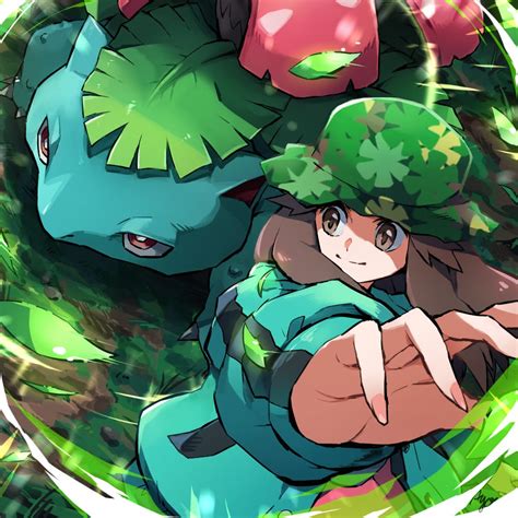 Leaf Venusaur And Leaf Pokemon And 1 More Drawn By Ayoayosanri009