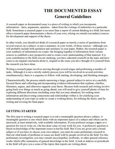 30 Research Essay Examples To Download