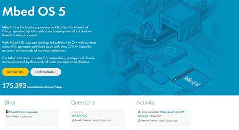 mbed operační systém pro iot zařízení ušitý na míru mikrokontrolérů