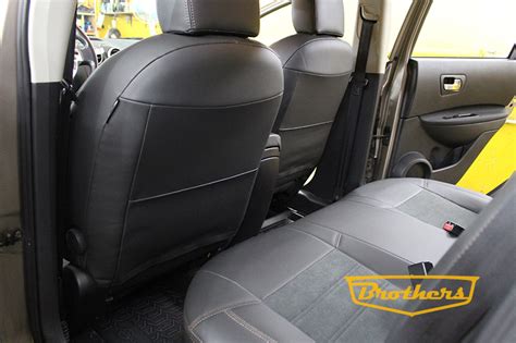 Чехлы на Nissan Qashqai J10, 2007 — 2013 серии "Alcantara" — Brothers ...