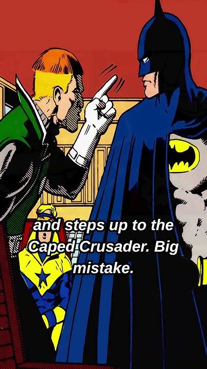Batman Knocks Out Guy Gardner One Punch Youtube