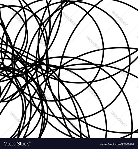 Random Intersecting Lines Abstract Pattern Vector Image