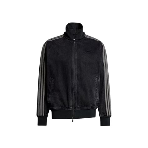 아디다스 아디컬러 데님 파이어버드 트랙탑 트루 블랙 데님 Us 사이즈 Adidas Kream