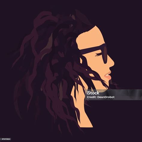 여자의 머리 착용 선글라스 프로필 벡터 일러스트 레이 션 관능에 대한 스톡 벡터 아트 및 기타 이미지 관능 머리 머리 모양 Istock