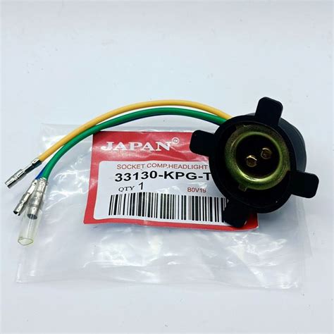 T19 Headlight Socket Honda Tmx 155 Wave Xrm Yamaha Mio Sporty