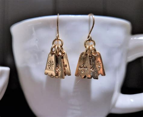 Zelta Auskari Piekariņi Saule Pērkona Dieva Krusts Māras Krusts Zelta Veikals