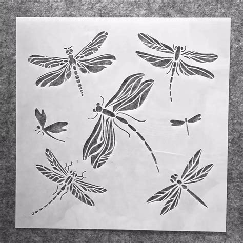Dragonfly Stencil