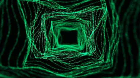 Premium Photo Abstract Particle Flow In Cyberspace Futuristic 3d Portal Digital Technology Web