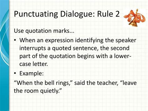 Simple Rules For Punctuating Dialogue