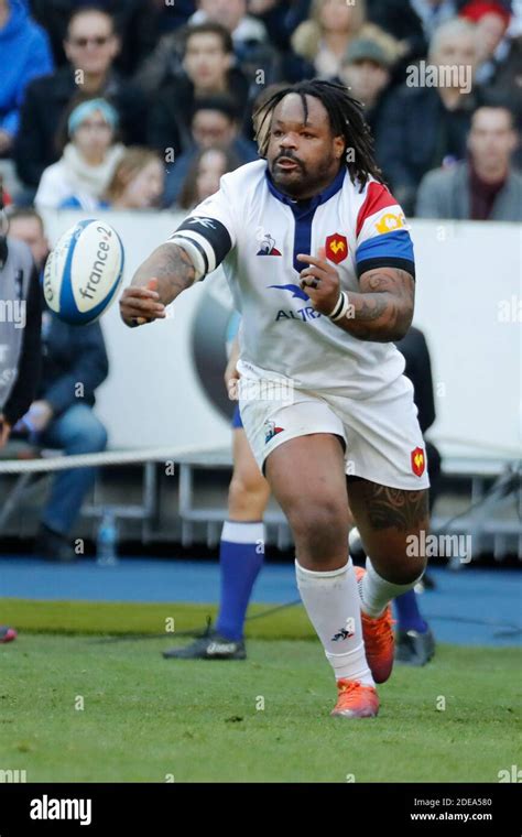 Frances Mathieu Bastareaud During Rugby Guinness 6 Nations Tournament