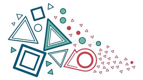 Geometric Shapes Design Abstract Art And Modern Graphic Elements Vector Design Generative Ai