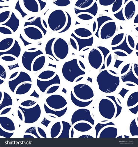 Stylized Circles Forms Pattern Circular Figures Stock Vector Royalty Free