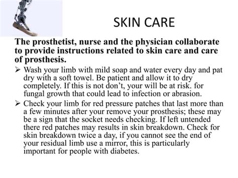 Prosthesis Pptx Foot Health Diseases And Conditions