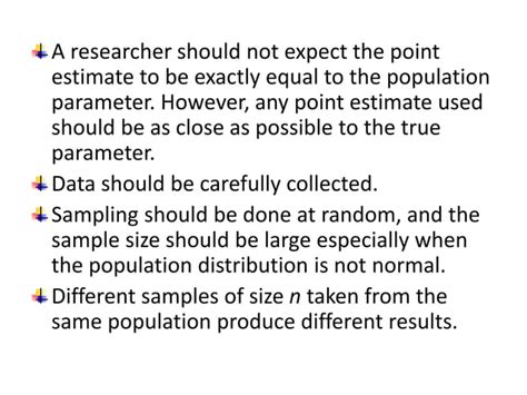 6 Point And Interval Estimation Pptx