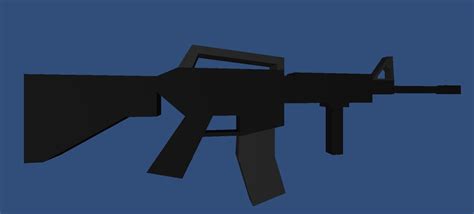 3d Model Concept M4a1 R Unturned
