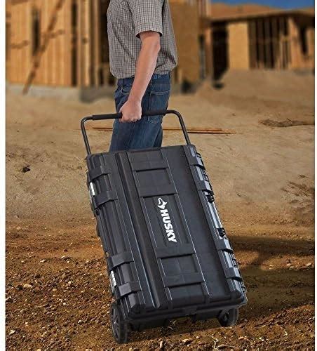 Husky 25 Galones Carrito De Trabajo Móvil Para