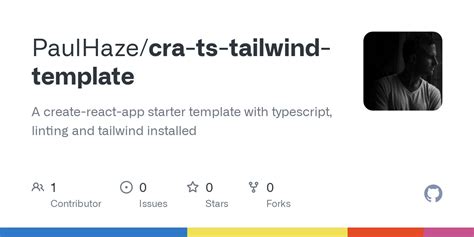GitHub PaulHaze Cra Ts Tailwind Template A Create React App Starter