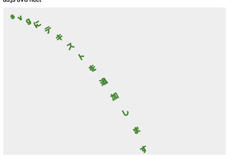 D jsSVGにテキストを追加する UX BEARゆえっくま