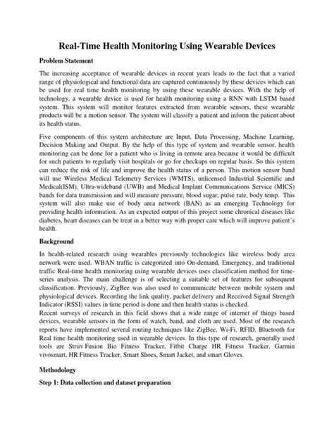 Hc 12 Pdf Wearable Technology Monitoring Medicine