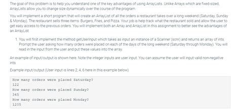Solved The Goal Of This Problem Is To Help You Understand