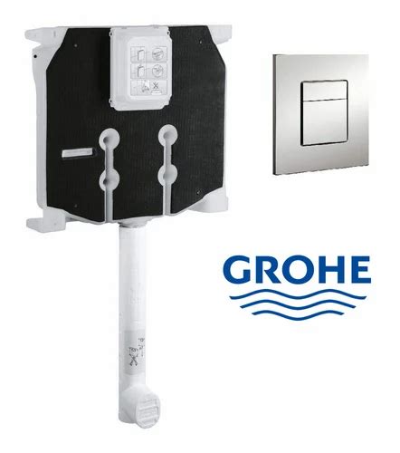 White Pvc Grohe 77mm Slim Concealed Cistern With Actuation Plate At Rs 5650 In Chittaurgarh