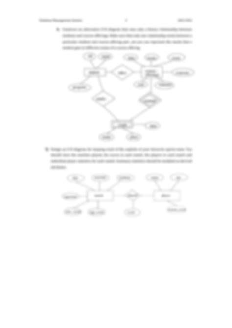 SOLUTION: Tutorial sheet er diagram solution for database - Studypool