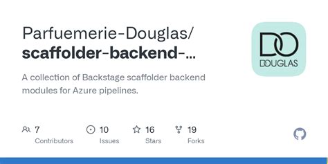 github parfuemerie douglas scaffolder backend module azure pipelines