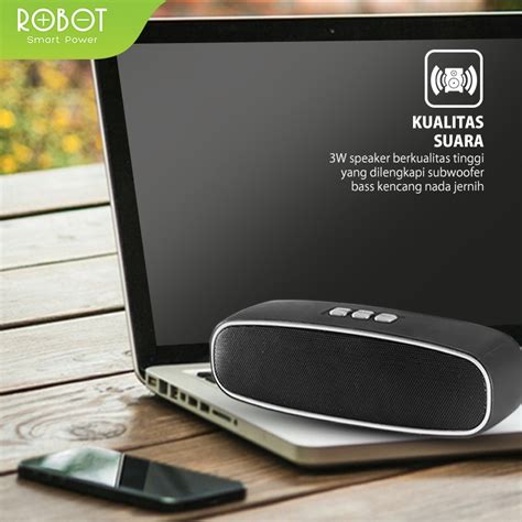 Jual Robot Speaker Wireless Speaker Bluetooth Mini Super Bass Rb210 Hi Fi Portable Audio Speaker