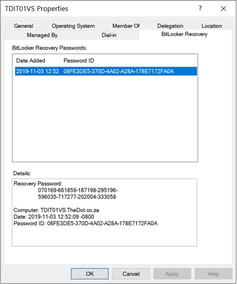 Bitlocker Recovery Group Policy Setup For Fluk3 Sake