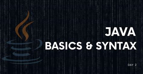 Mohit Upadhyay On Linkedin Java Syntax And Basic Structure