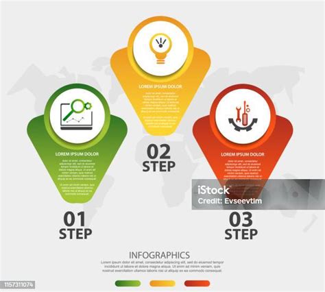 현대 3d 벡터 그림 세 가지 요소 아이콘과 그림원형 인포 그래픽 템플릿 비즈니스 프리젠 테이션 웹 디자인 응용 프로그램