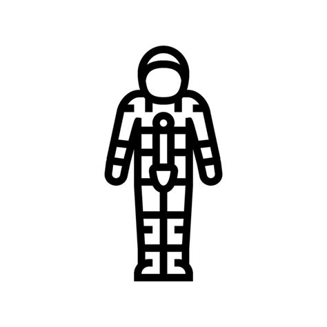 Spacesuit Space Exploration Line Icon Vector Illustration 35690636 Vector Art At Vecteezy