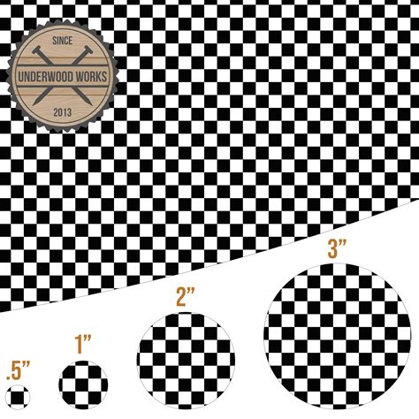 Checker Board Uv Printed Pattern Underwood Works