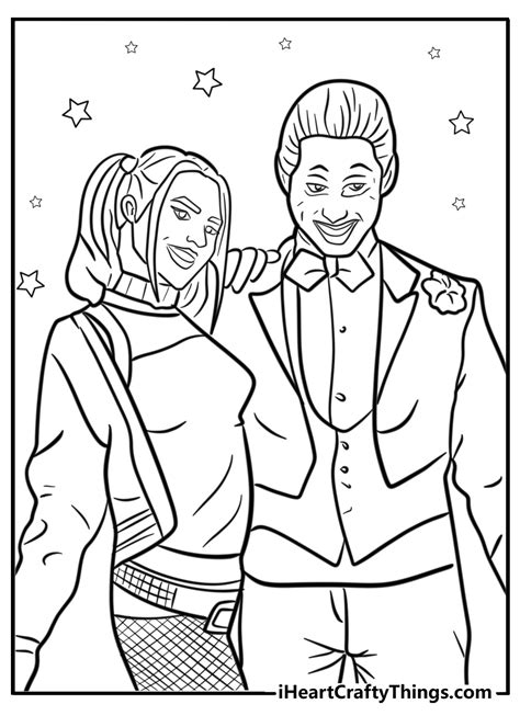 Harley Quinn Coloring Page
